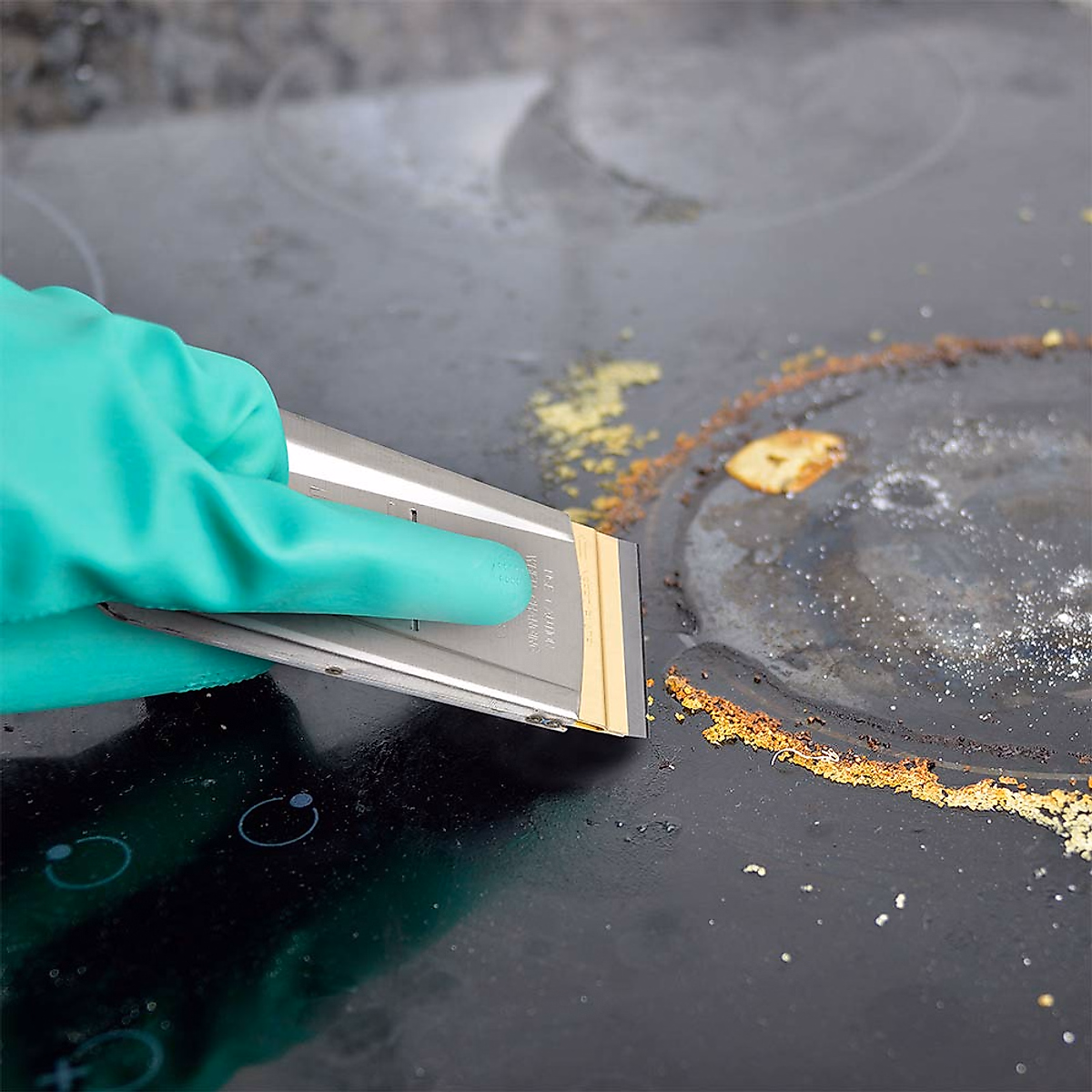 WEUPE Razor Blade Scraper Tools (Set of 2), Window Scraper, Glass Cooktop Scraper & Paint Scraper, Car Decal, Sticker and Glue Remover Razor Holder with 10 Replaceable Single Edge Blades