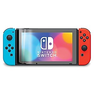 PDP Gaming Multi-Screen Protector Kit Licensed for Nintendo Switch and Nintendo Switch OLED: Includes 2 HD Screen Protectors, Cleaning Cloth, Applicator, Scratch-resistant Anti-fingerprint Durable
