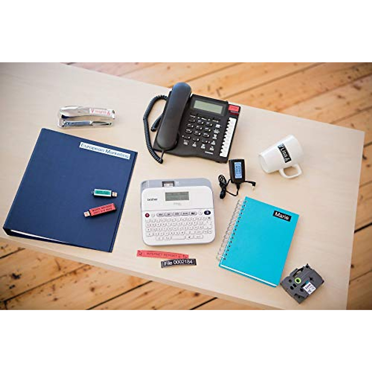 Brother Pt-d400ad Versatile, Easy-to-use Label Maker With Ac Adapter - Label, Tape - 0.14, 0.24,