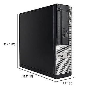Dell OptiPlex 7020 Computer Desktop PC, Intel Core i5, 8GB RAM, 2TB HDD, MG New 22 inch LED Monitor, RGB Speaker and Keyboard Mouse, WiFi, Windows 10 Pro (Renewed)