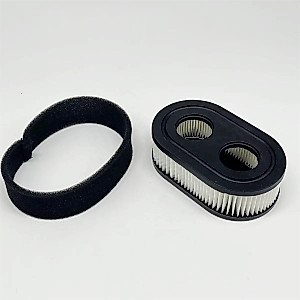 Lawn Mower Air Filter with Pre-filter 593260 798452 Air Cleaner Filter with Sponge, Replacement Parts for Briggs and Stratton 550ex 675exi 725exi Series, for Troy Bilt TB110 TB200 TB230 and More