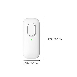 NUOBESTY Air Purifiers Small Air Cleaner Room Air Filter High Efficiency Portable Double Output Anion Air Cleaner For Home Office Pets Smokers Dust White