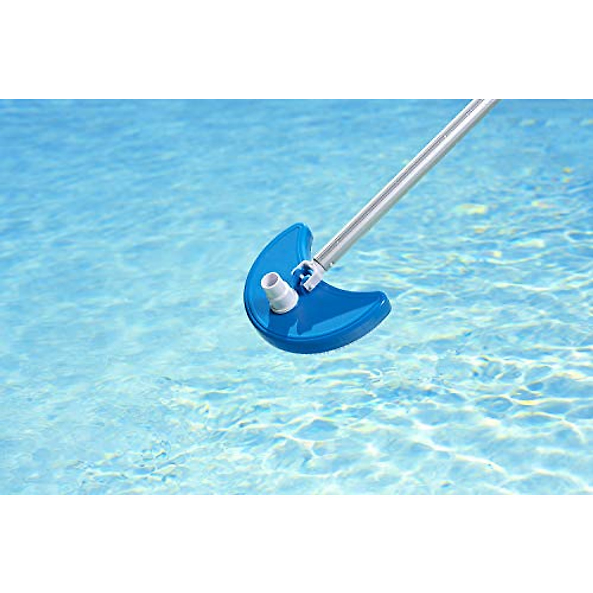 Poolmaster 18508 Curved Vinyl Liner Swimming Pool Vacuum, Essential Collection, Medium, Blue