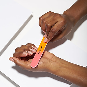 Tweezerman Neon Hot Nail Filemates Model No. 3466-R, 3 Count