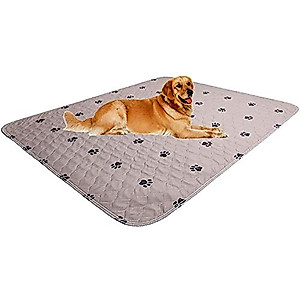SincoPet Washable Dog Pee Pads with Puppy Grooming Gloves,Puppy Pads,Reusable Pet Training Pads,Large Dog Pee Pad,Waterproof Pet Pads for Dog Bed Mat,Super Absorbing Whelping Pads