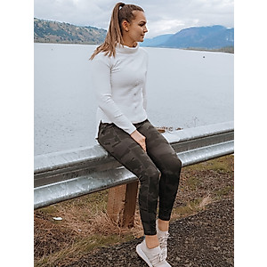 RBX Active Women's Quilted Lightweight Cowl Neck Tunic Pullover Sweatshirt F19 Green XXL