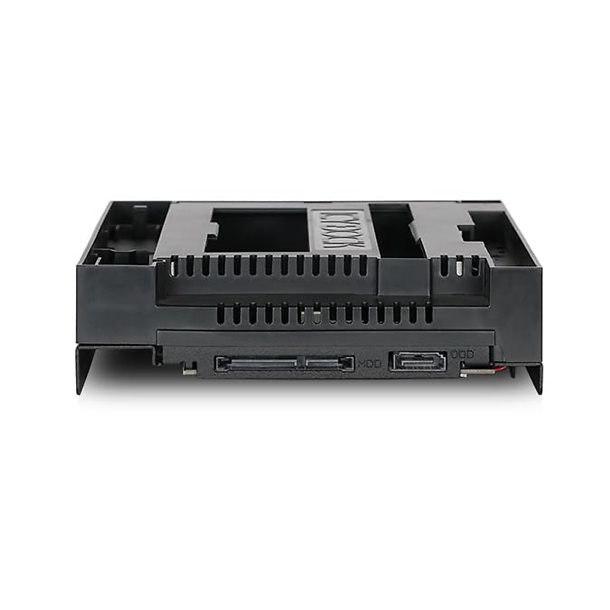 ICY DOCK Tool-Less 3.5” SATA HDD Mobile Rack and Ultra-Slim 9.5mm ODD Bay for External 5.25” Bay | DuoSwap MB971SPO-B (3.5" HDD + ODD)
