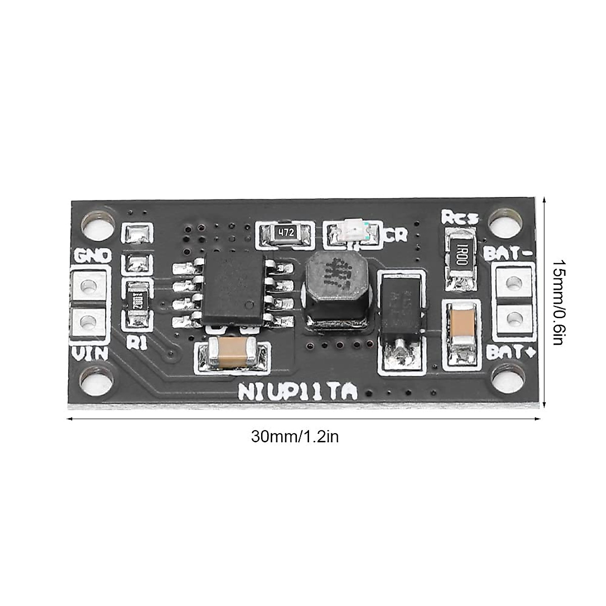 2Pcs Battery Charger Board Battery Module PCB Balance Board Module for Digital Cameras and Charging (NIUP11TA_ 1-Cell())