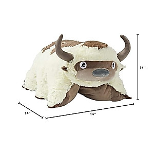 Pillow Pets 30” Jumboz Appa Stuffed Animal, Nickelodeon Avatar: The Last Airbender Plush Toy, white