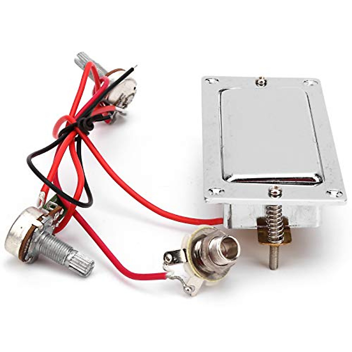 Electric Guitar Double Coil Pickup with Harness 1V1T Control Output with Volume Tone Pots Accessory for Guitar Accessory