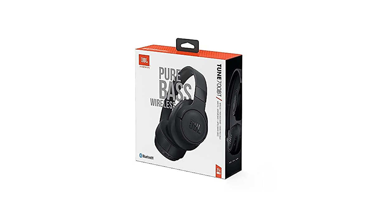 JBL TUNE 700BT Wireless Over-Ear Headphones - Powerful Sound, Long ...