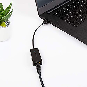 Cable Matters Plug & Play USB to Ethernet Adapter with PXE, MAC Address Clone Support (USB 3.0 to Gigabit Ethernet, Ethernet to USB, Ethernet Adapter for Laptop) Supporting 10/100/1000Mbps in Black