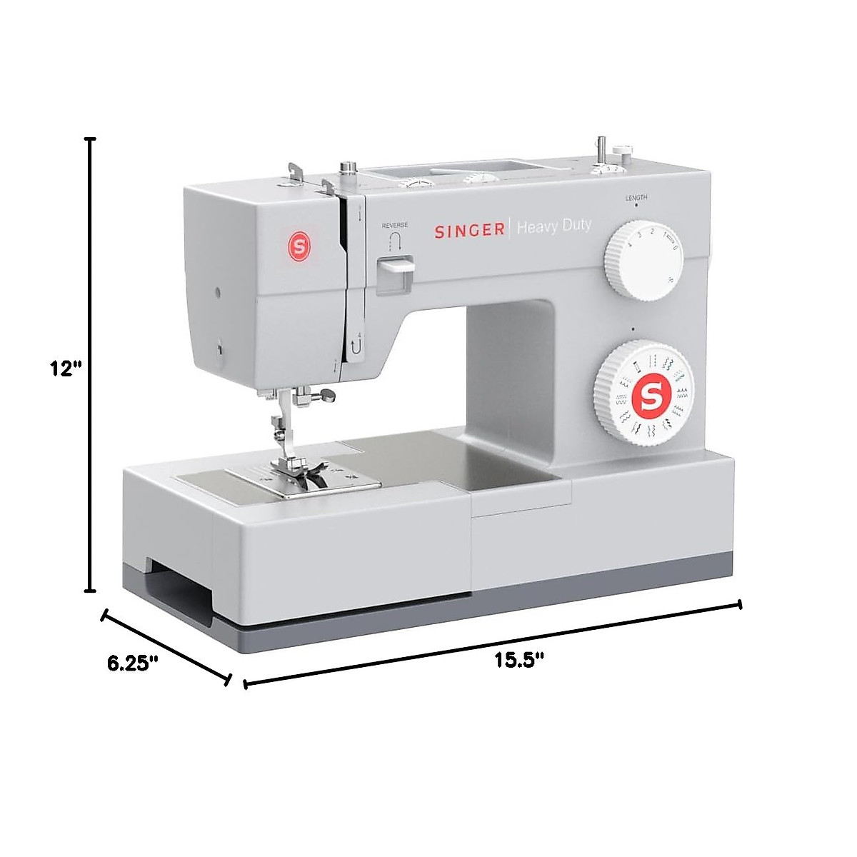 SINGER | 4423 Heavy Duty Sewing Machine With Included Accessory Kit, 97 Stitch Applications, Simple, Easy To Use & Great for Beginners
