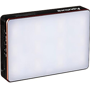 Aputure Amaran MC RGBWW LED On Camera Light Portable Photography Light TLCI/CRI 96+ RGB 0-360 Full Color 3200-6500K Adjustable 0-100% Stepless Dimming with Magnet Adsorption Function,Wireless Charging