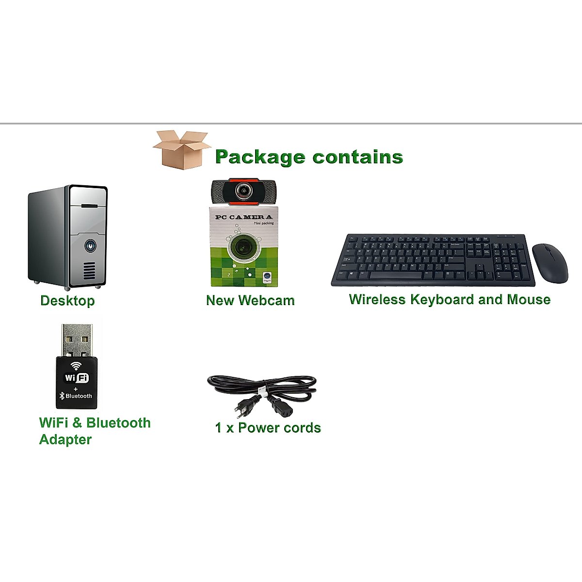 HP Elite 6300 Desktop Computer PC, Intel Core i7 3.4GHZ Processor, 16GB Ram, 512GB M.2 SSD Drive, Wi-Fi & Bluetooth, Wireless Keyboard and Mouse, 1080p Webcam, Windows 10 (Renewed)