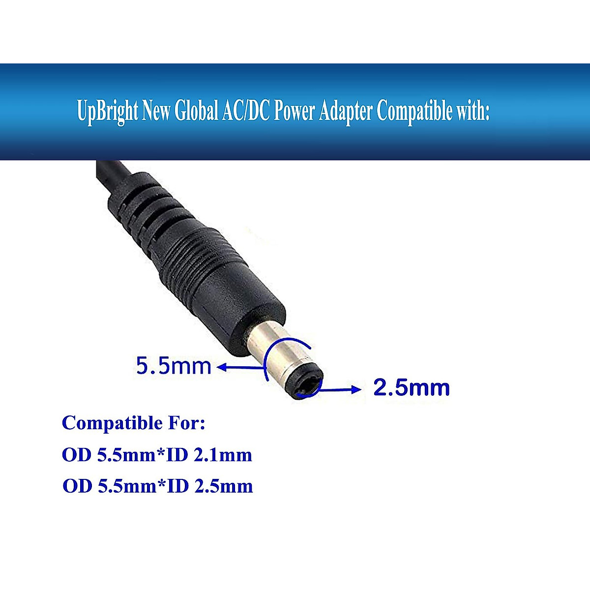 UpBright 5V AC Adapter Compatible with Metrologic Honeywell 3A-052WP05 00-06324 NCR Xenon 1902 CCB01-010BT Base 1200G 1300 1400G 46-00525 Voyager Barcode Scanner 6123 48-5.2-650R 5.2V DC Power Charger