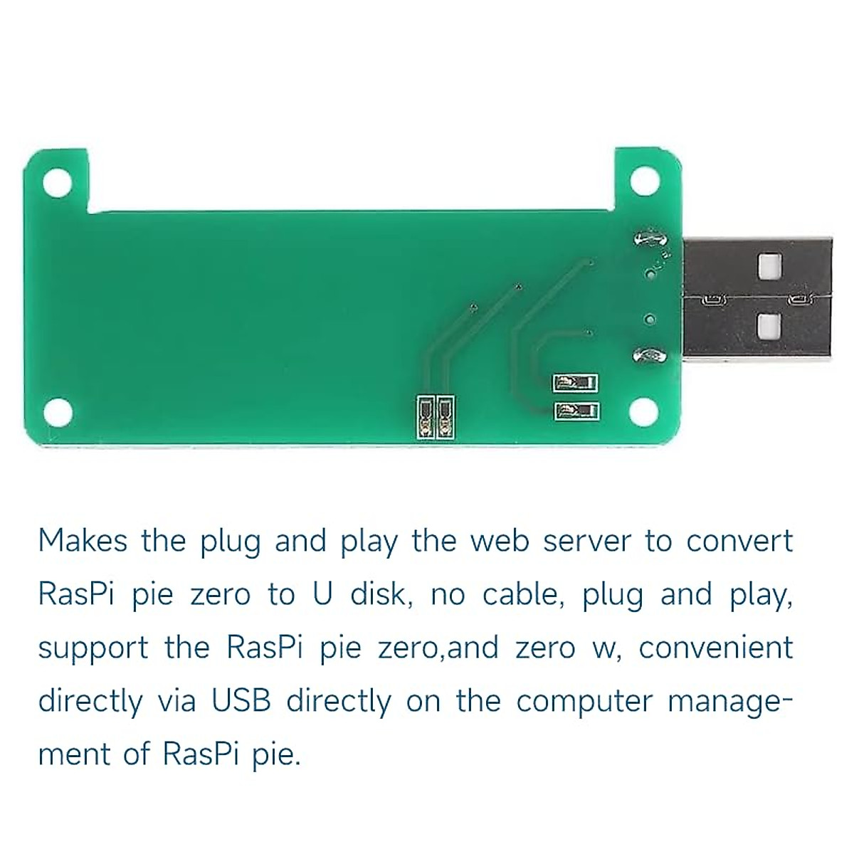 Compatible for Pi Zero USB Addon Expansion Board USBA Add On Extenstion Board with Acrylic Case Compatible for Pi Zero 2 W WH 1.3
