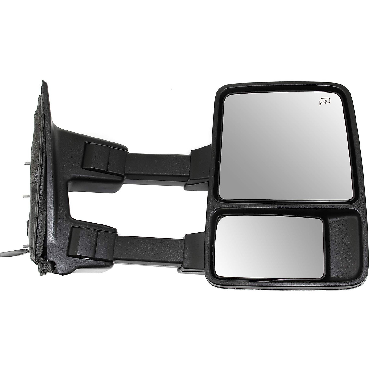 Kool Vue Right Power Heated Towing Door Mirror Compatible With Ford F-250 Super Duty 2008 With Signal Light Textured Crew Cab