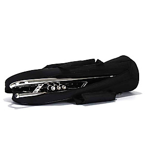 PAMPET Lightweight Trumpet Case Soft Trumpet Bag Compatible All Trumpet