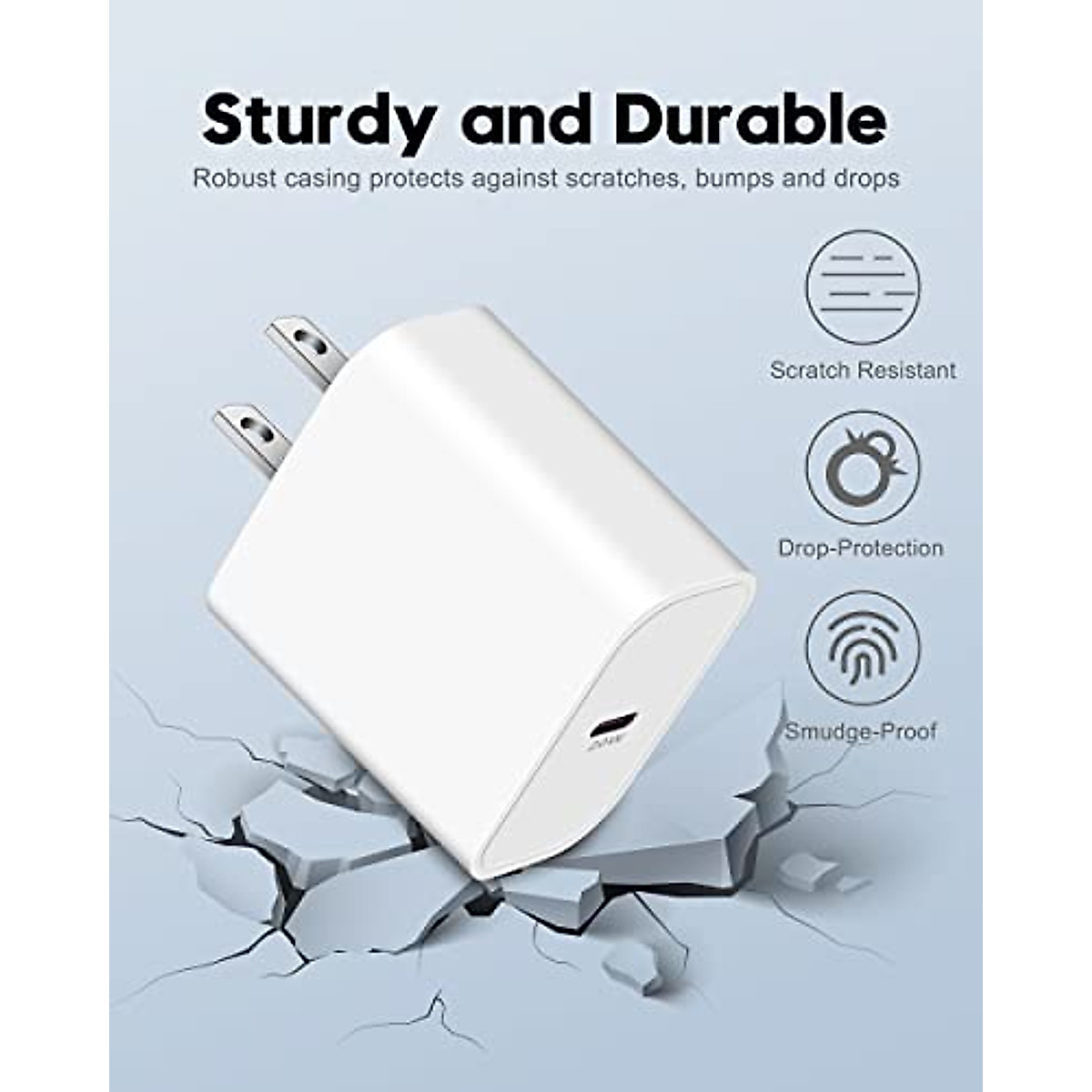 iPhone 14 13 12 11 Fast Charger 10FT [Apple MFi Certified], 2Pack 20W USB C Wall Charger Block Charging Box + 10 FT Long Cord USB-C to Lightning Cable for iPhone 14/Plus/13/12/11/Pro Max/Mini/XS iPad