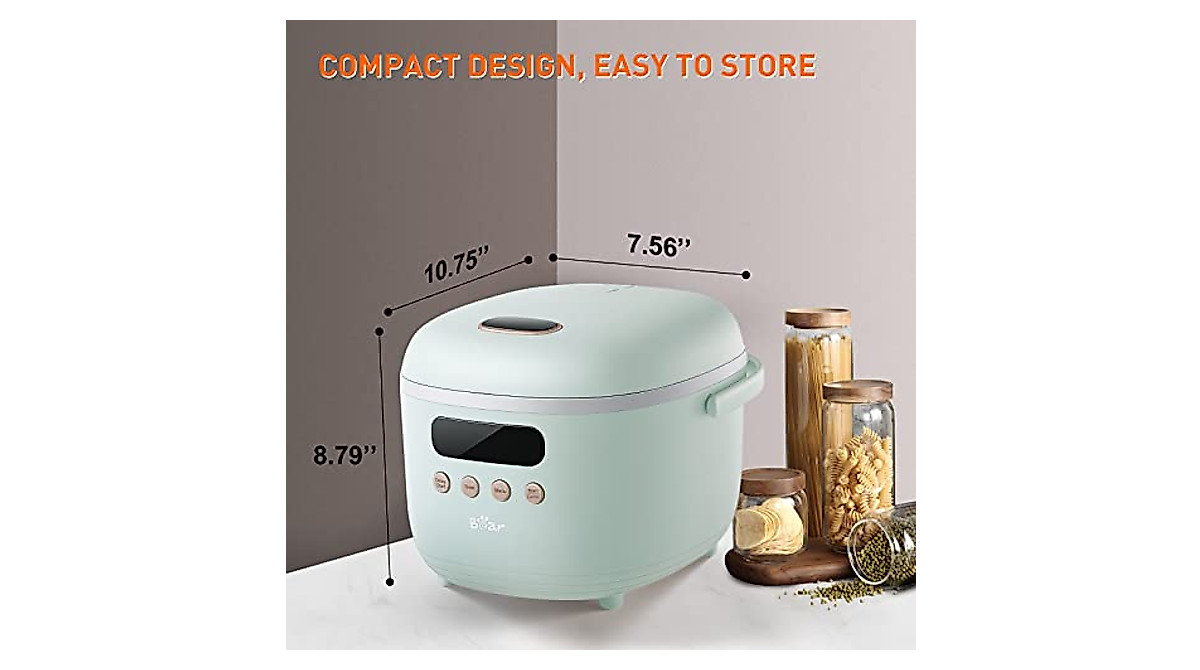 Bear Rice Cooker 8 Cups | 6 Functions & Fuzzy Logic Technology