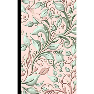 2023-2024 PLANNER: "FLORAL PATTERN" Weekly and monthly organizer. July 2023 - June 2024. A5 . 6" x 9". 137 pages.