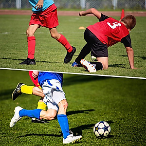 YICYC Soccer Shin Guards Kids Youth, Shin Pads and Shin Guard Sleeves for 3-15 Years Old Boys and Girls for Football Games Training, EVA Cushion Protection Reduce Shocks and Injurie