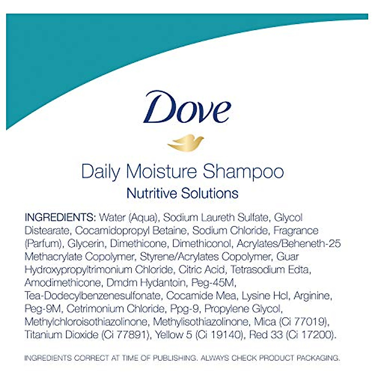 Dove Nutritive Solutions Moisturizing Shampoo for Normal to Dry Hair Daily Moisture Formulated with Pro-Moisture Complex for Manageable and Silky Hair, 12 Oz, Pack of 2
