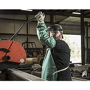 IRONCAT unisex adult Bib Flame Resistant Welding Apron, Blue, 24 x 36 US