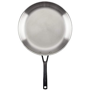 KitchenAid 5-Ply Clad Polished Stainless Steel Fry Pan/Skillet, 12.25 Inch