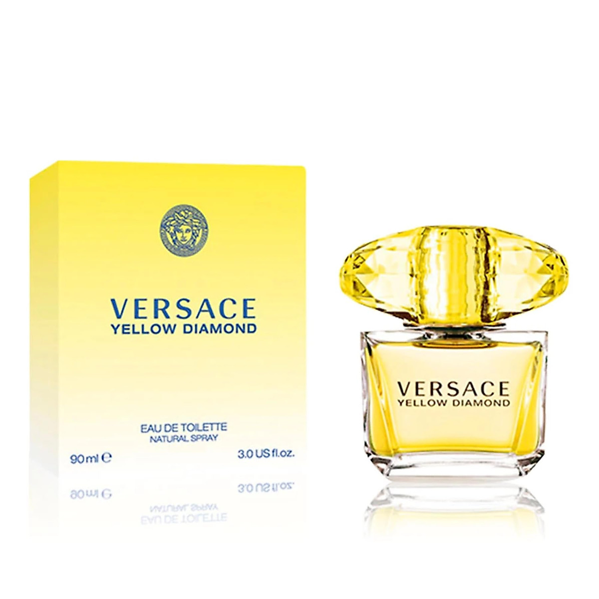 Versace Yellow Diamond for Women Eau de Toilette Spray, 3 Ounce, Floral fruity