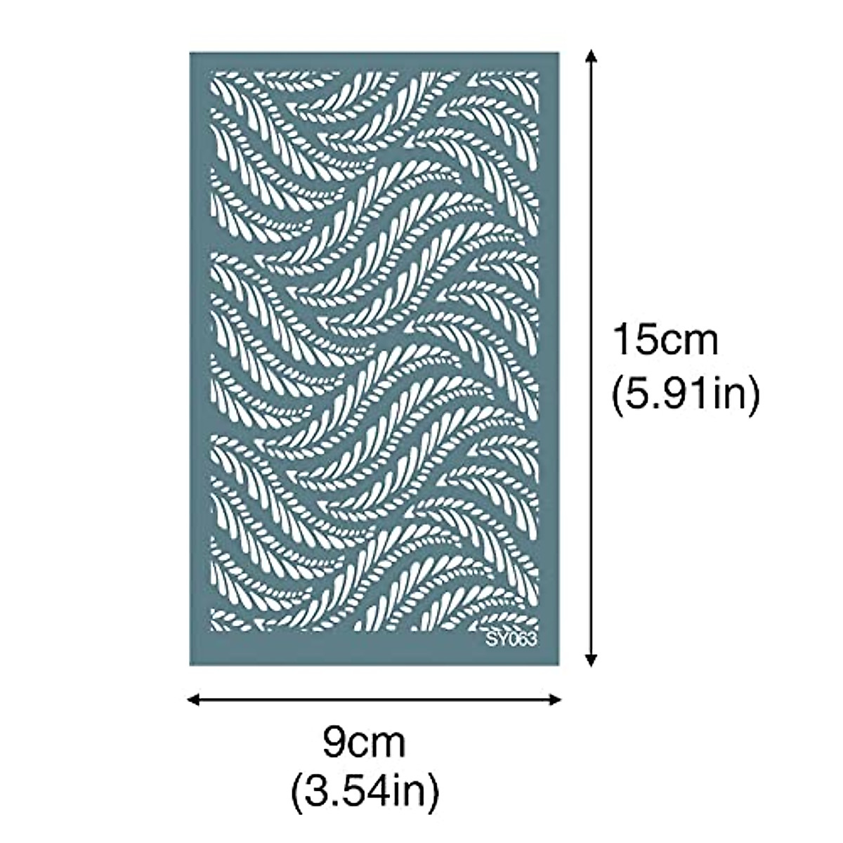 4Pcs Polymer Clay Silk Screen - Silk Screen Stencils for Polymer Clay - Reusable Silkscreen Print Kit - Printing on Clay Jewelry Clay Earrings - Silkscreen Stencil for Polymer Clay Earrings