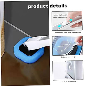 Toilet Wand Kit, 41pcs/Set Disposable Toilet Brush with Refills, Wall Hanging Toilet Bowl Cleaners, Toilet Brush Holder Set for Bathroom Cleaning