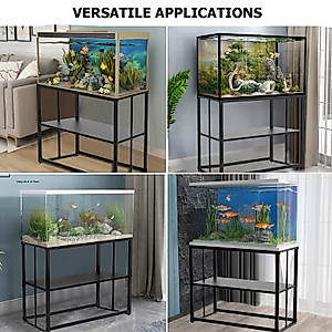 Likeem Fish Tank Stand Metal Aquarium Stand 40 Gallon Aquarium Turtle Tank 36.5" x 18.5" x 29.5"