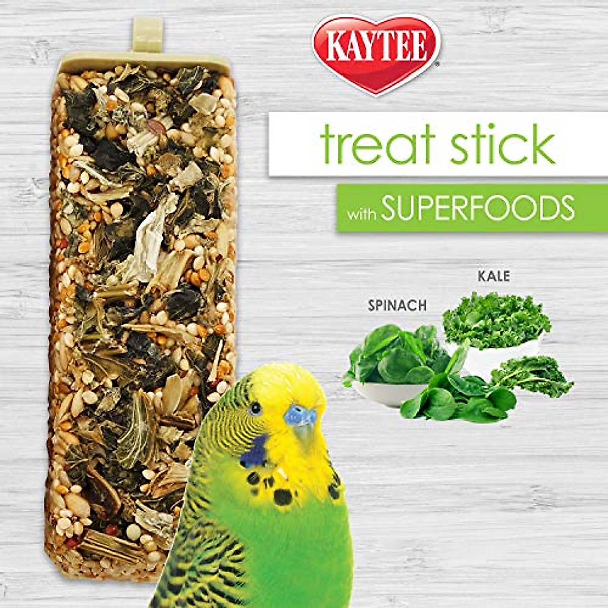 Kaytee Avian Superfood Treat Stick Spinach & Kale 5.5oz