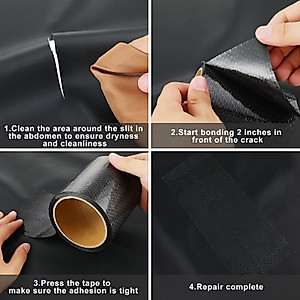 RV Underbelly Material RV Underbelly Tape Mobile Home Underbelly Thick Tape Camper Travel Trailer Belly Tape Tear Repair Tape Sealing Adhesive Patch Waterproof Tape (1 Pack, 4 Inch x 66 Feet)