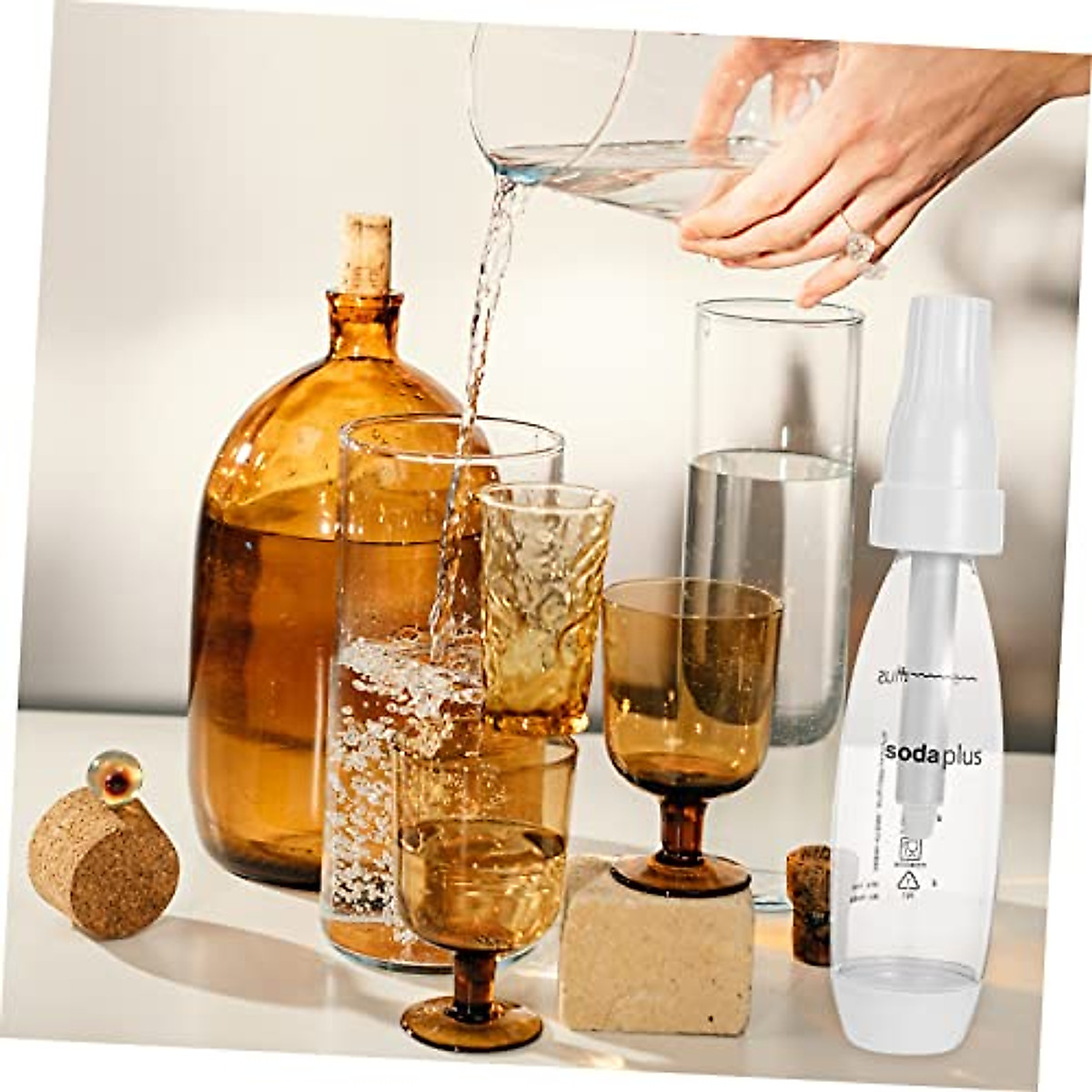 1pc sparkling water machine household tools carbonating beverages maker carbonated water maker DIY tools carbonator machine soda white bubble machine soft drink food grade bpa