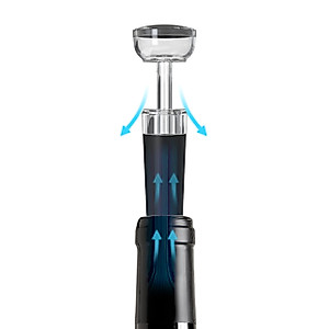 KAVYDENS 4-in-1 Electric Wine Opener Set – USB Rechargeable with Wine Decanter, Wine Aerator,Pourer, Wine Stopper and Foil Cutter. Gift set for Weddings, Parties, and Home Use