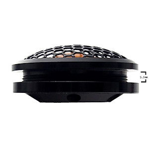 BZRK Audio RS-T150 1 Inch Dome Tweeters for Car -150 watts Each- Aluminum/Neodymium - Flush Mount Only Black/Copper
