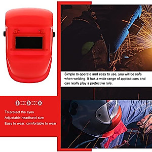DOITOOL Welding Helmet Auto Darkening Hood with Adjustable Shade Range for Arc Welder Shield Flaming