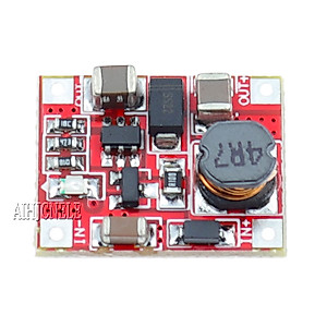 AIHJCNELE 3Pcs RT9266 DC Boost Module 1V~5V 3V 3.7V to 5.1V 5.2V 1A Single Lithium Battery Step Up Power Board DIY Portable Source Charger Repair Accessories with LED Indicator Light (RT-9266)