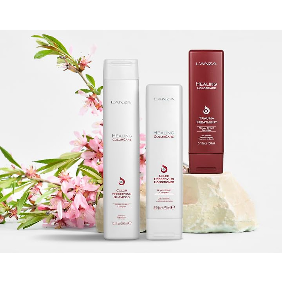 L'ANZA Healing ColorCare Silver Brightening Shampoo, for Silver, Gray, White, Blonde & Highlighted Hair, Boosts Shine and Brightness while Healing, Controls Unwanted Warm Tones (10.1 Fl Oz)