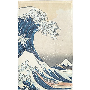 YouCustomizeIt Great Wave Off Kanagawa Finger Tip Towel - Full Print