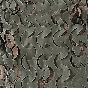 CamoSystems Premium Series Ultra-lite Camouflage Netting, Large, 7'10" W x 19'8" L, Original Camo - Green/Brown