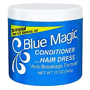 Blue Magic Conditioner Hairdress 12 Ounce Jar (354ml) (2 Pack)