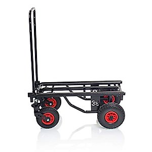 Gator Frameworks All-Terrain Folding Multi-Utility Cart with 30-52” Extension & 500 lbs. Load Capacity (GFW-UTL-CART52AT)