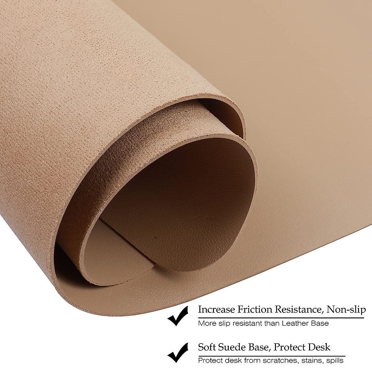 Leather Desk Mat,Desk Pad,Desktop mat,Waterproof Desk Mat for Desktop, Desk Mat for Keyboard and Mouse,Leather Mouse Pad Protector for Office and Home,30"x 14"