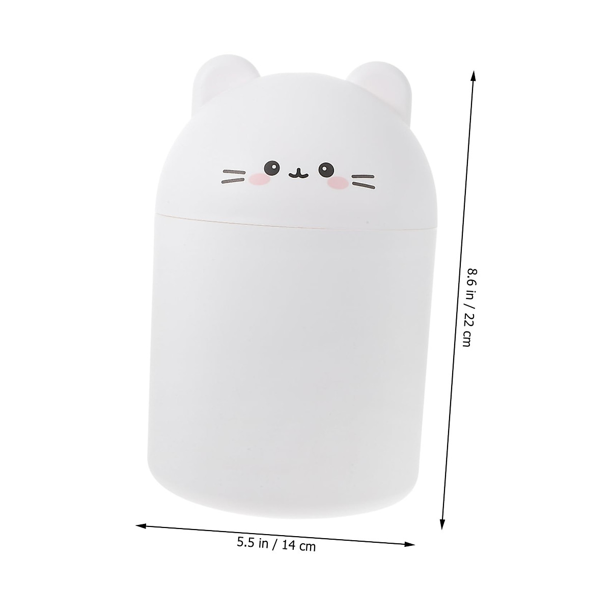 NOLITOY 2pcs Desktop Trash Can Daily Use Trash Bucket Household Trash Bucket Study Garbage Can Daily Use Garbage Can Wear-Resistant Trash Bucket Office Trash Bucket Convenient Trash Bin