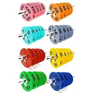 GIDABRAND Clothes Size Dividers | 40 Pieces 8 Colors XXS-XXXL | Ultimate Clothing Rack Dividers | Round Clothes Rack Clothes Hangers, Commercial Clothing Racks, Clothing Shops