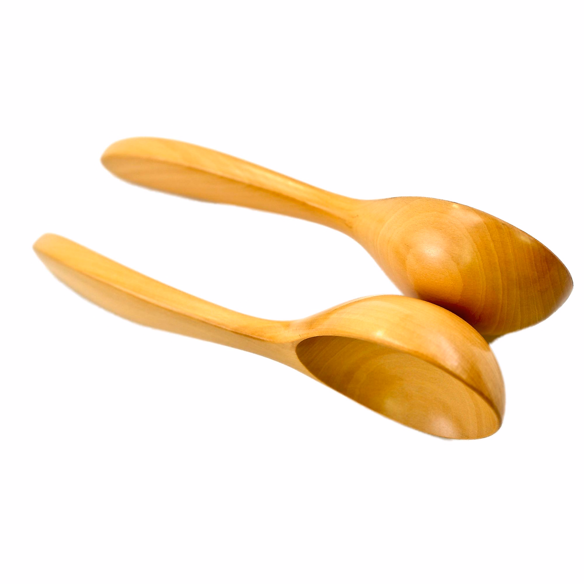 Pea Patch Boxwood Musical Spoons (Gumbo Style), Short - w/free instruction booklet